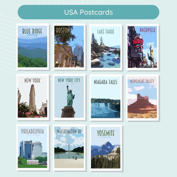 U S Postcards