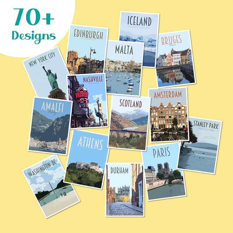 Travel Stickers - Etsy