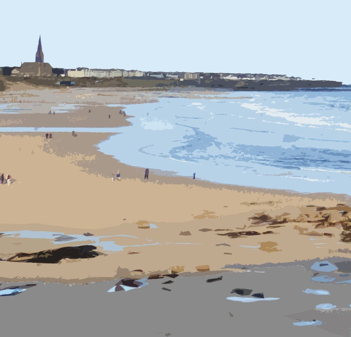 Tynemouth Travel Poster Retro Vintage Style UK Art Print - Etsy UK