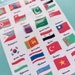 Asia Flag Stickers, Flags of Asia, South East Asia, Stickers for Travel ...