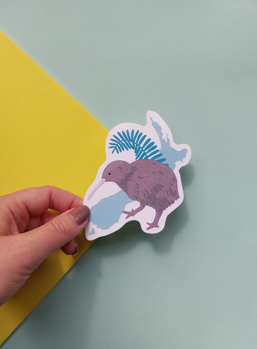 New Zealand Kiwi Sticker - Waterproof NZ Sticker - Animal Sticker - Etsy