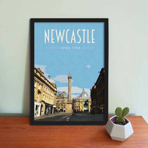 Jesmond Dene Travel Poster Retro Vintage Style Newcastle - Etsy UK