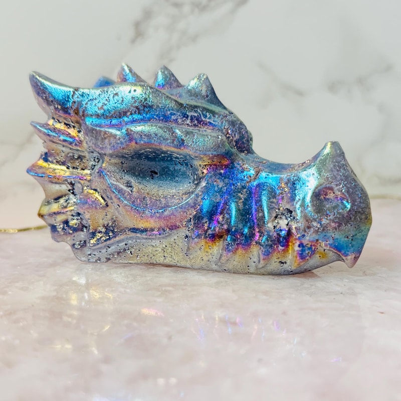Crystal Dragon Skull - Etsy