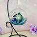 Tanzine Aura Quartz Crystal Garden: Hanging Crystal Terrarium - Etsy