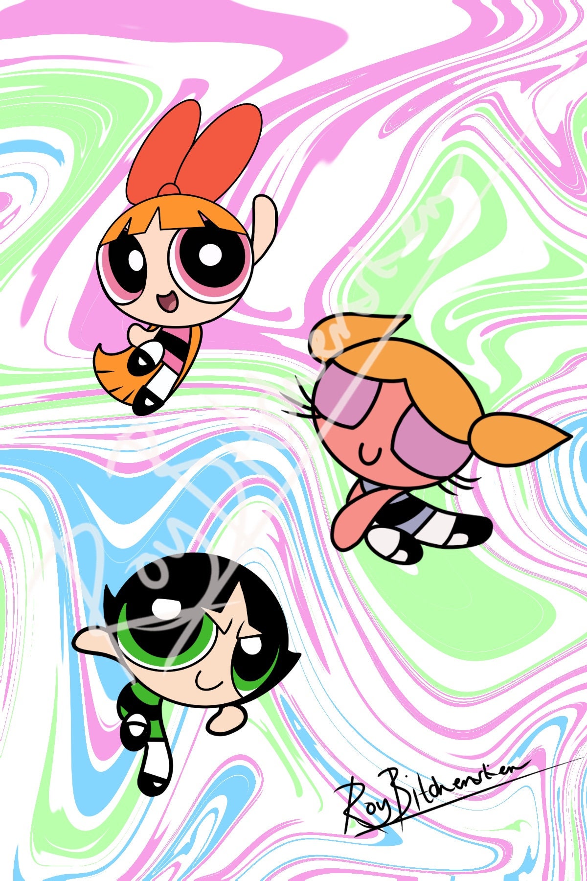 The Powerpuff Girls iconic crime fighting feminist icon | Etsy