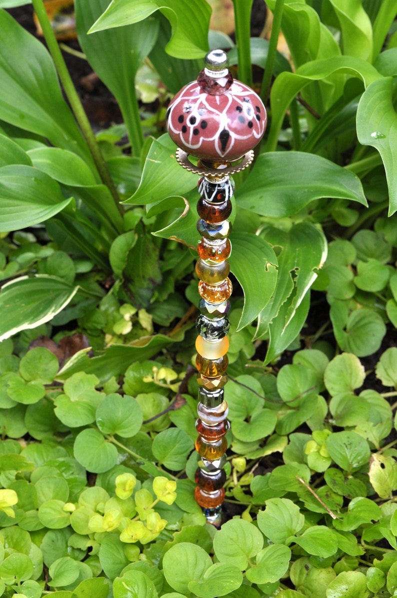 Abstract Design Plant Stake, Fairy Wand, Decorative Garden Stake - Etsy