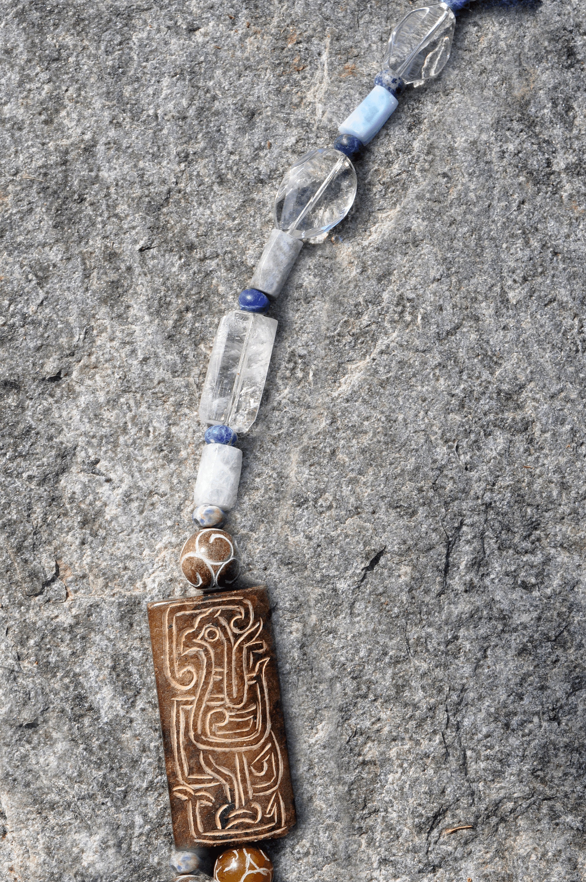 Carved Jade Suncatcher Totem - Etsy