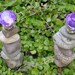Large Amethyst Zen Stacked Rocks Garden Stake, Fairy Wand, Decorative ...