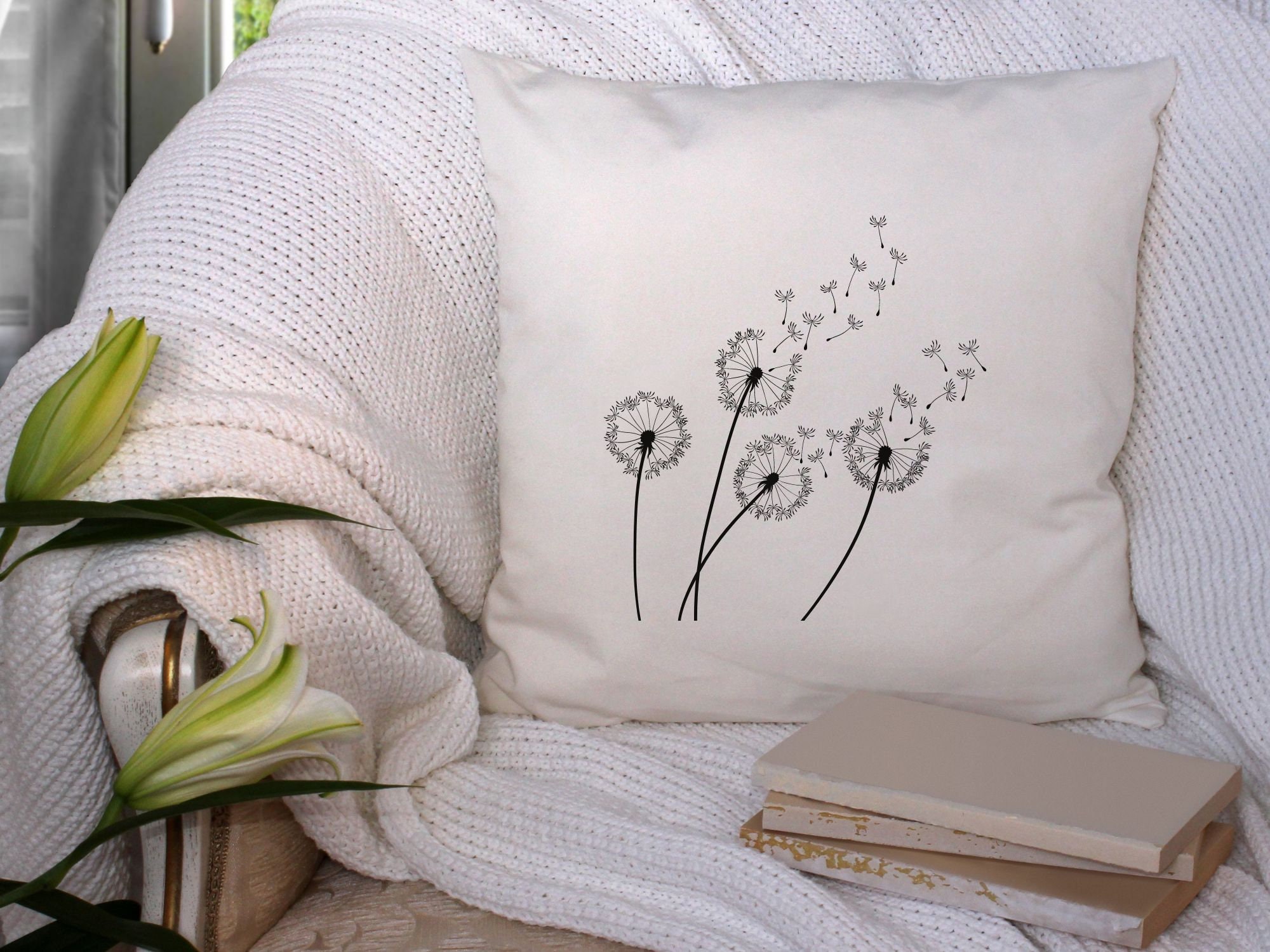 Dandelion Svg Bundle, Dandelion Svg, Cut Files for Cricut, Silhouette ...