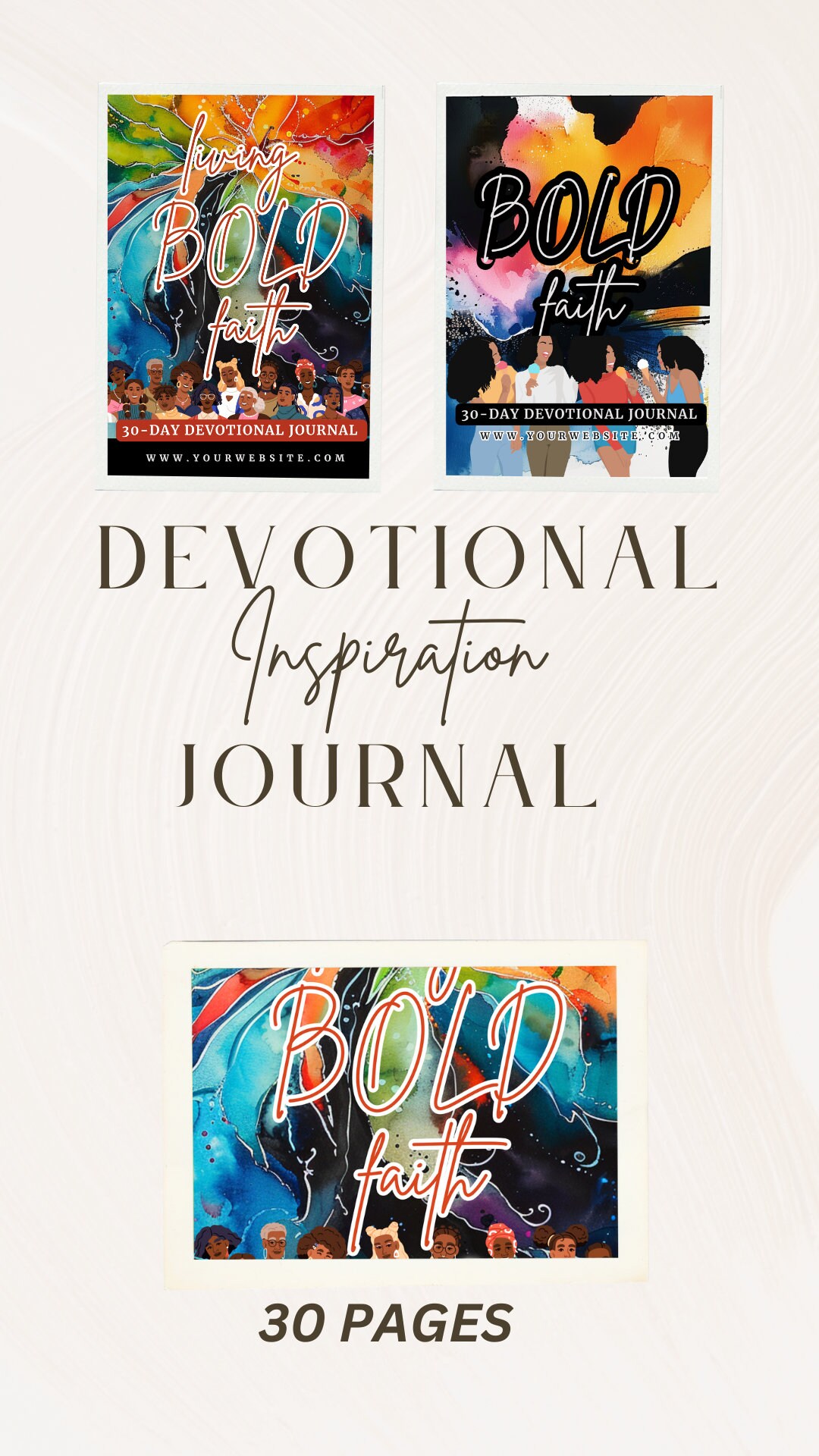 30 Day Faith Journal, Printable and Digital Download. - Etsy