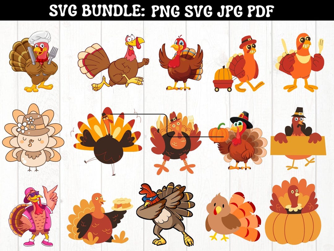 Pavo SVG, pavo de Acción de Gracias SVG, pavo de Acción de Gracias svg ...