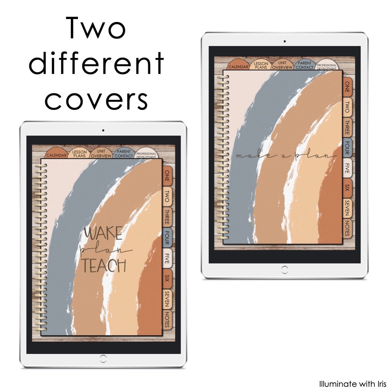 Neutral Boho Rainbow Google Slides Teacher Planner - Etsy