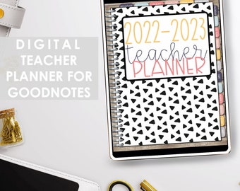 Digital Teacher Life Planner Bundle Tie Dye Ipad Tablet - Etsy