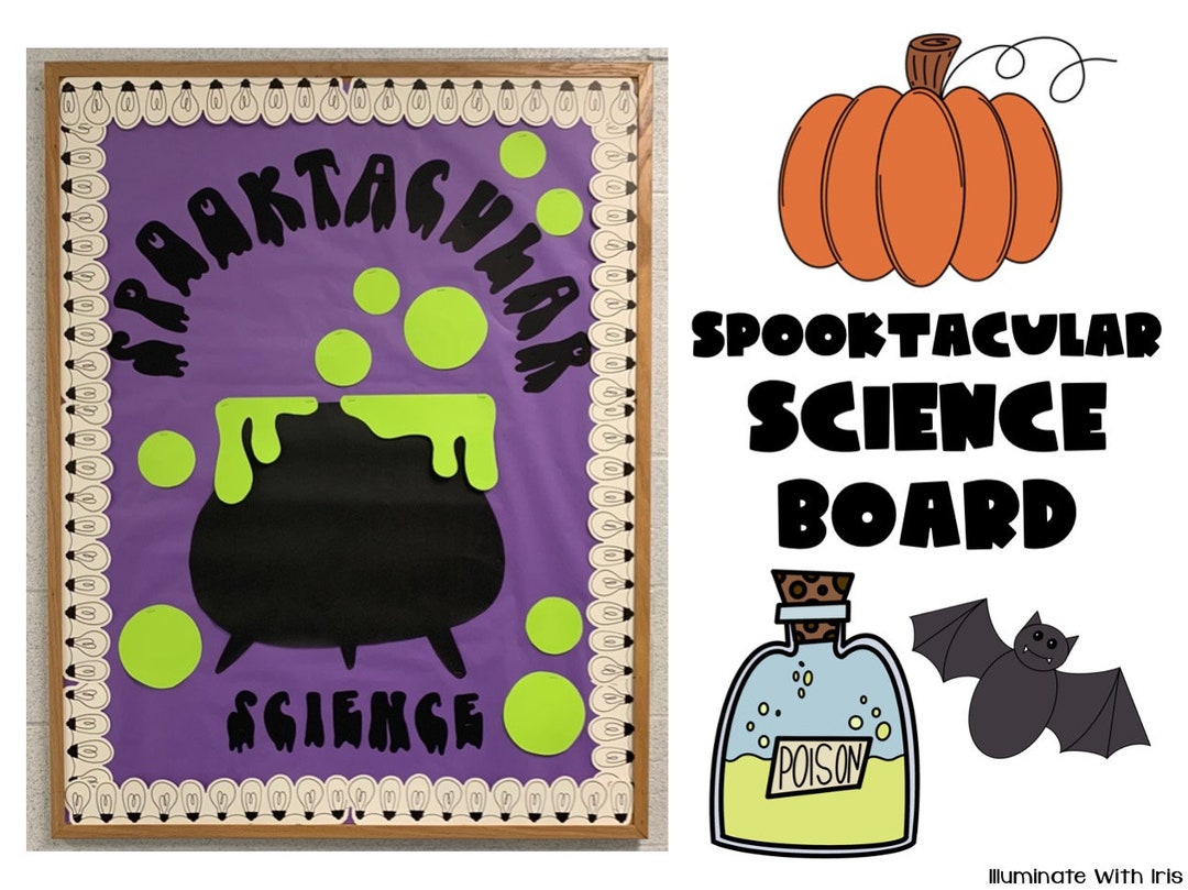 Spooktacular Science Halloween Bulletin Board - Etsy