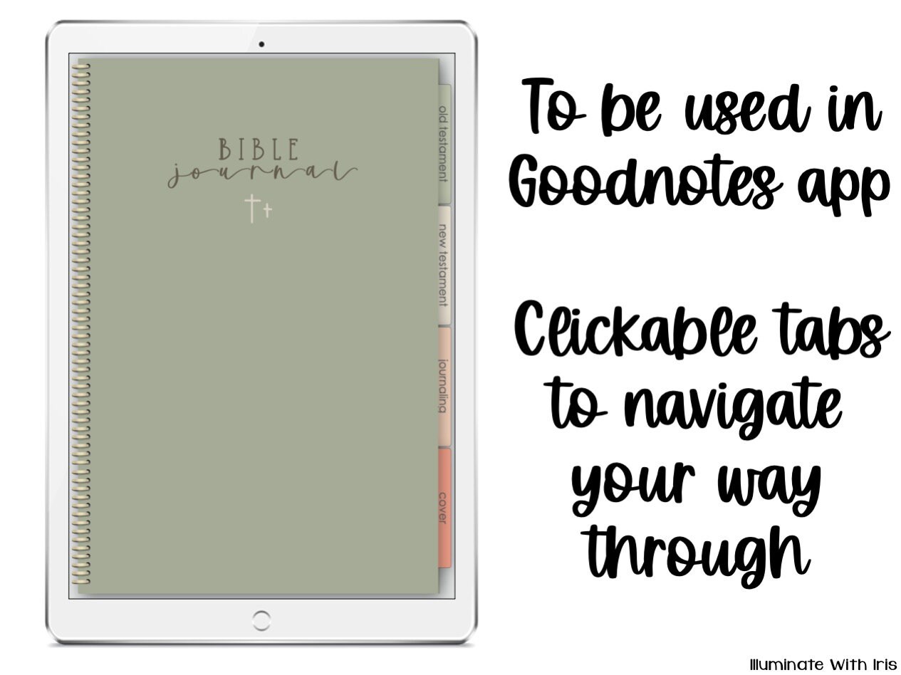 Digital Bible Journaling Notebook - Goodnotes - Etsy