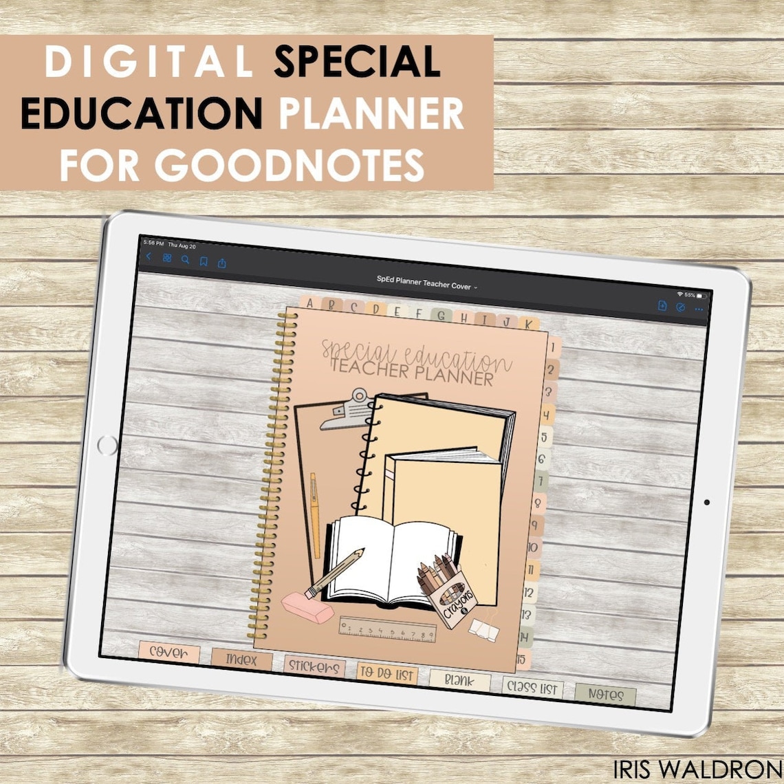 Digital Special Education Planner - GOODNOTES - Etsy