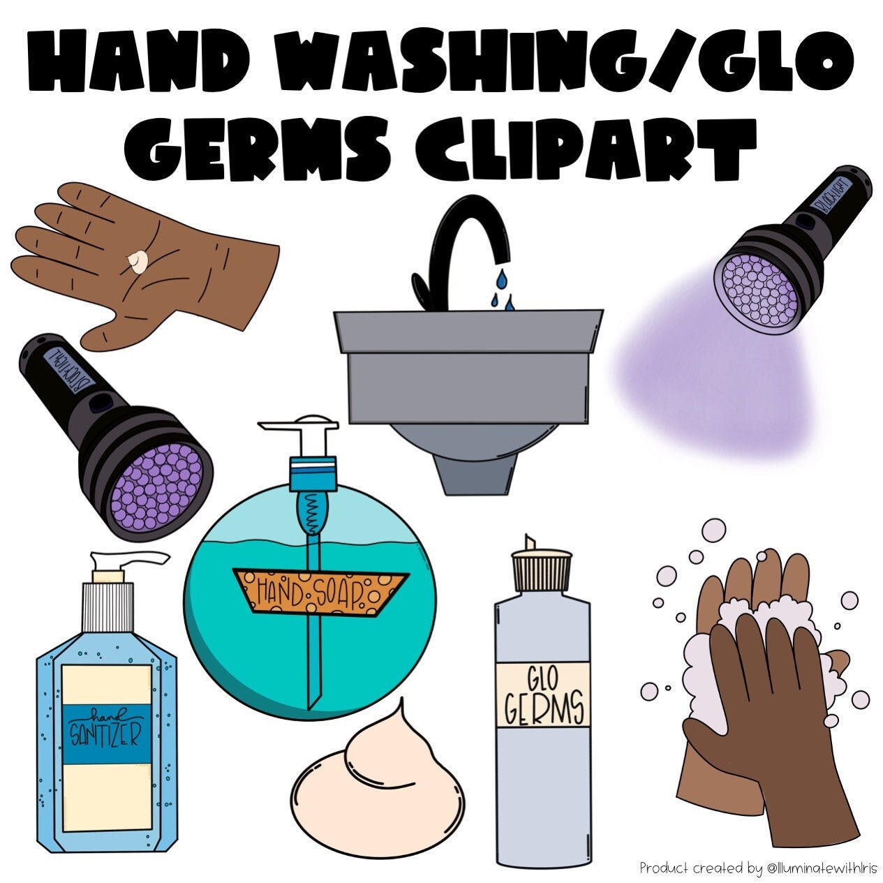 Germs On Hands Clipart