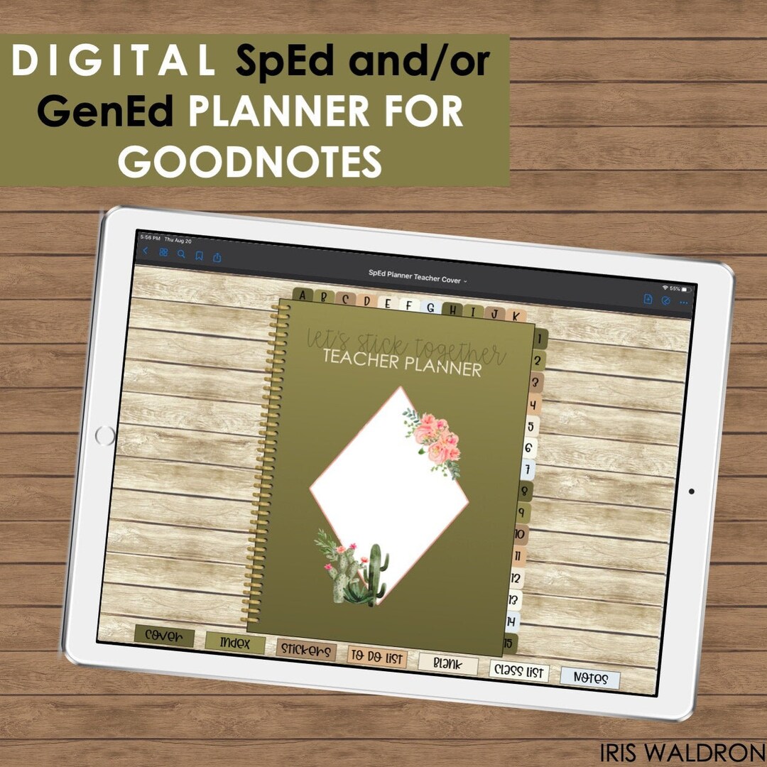 Digital Editable Gened And/or Sped Teacher Planner GOODNOTES - Etsy