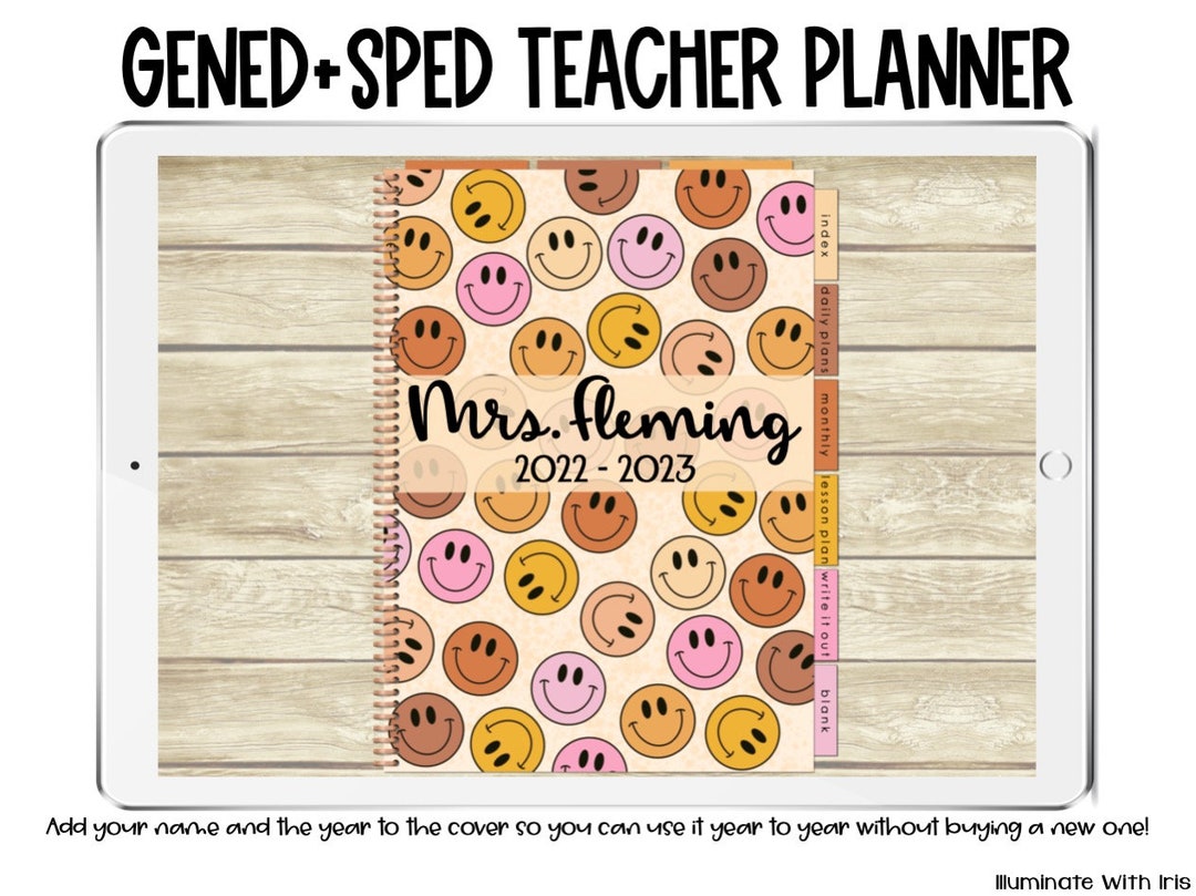Digital Gened And/or Sped Teacher Planner- GOODNOTES - Etsy