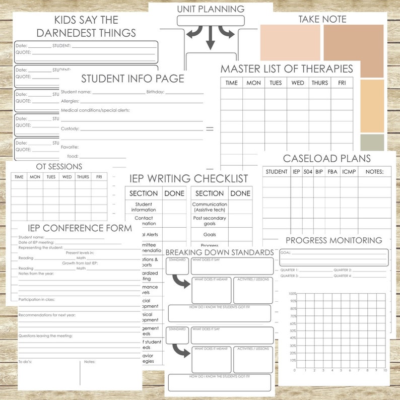 Digital Special Education Planner - GOODNOTES - Etsy