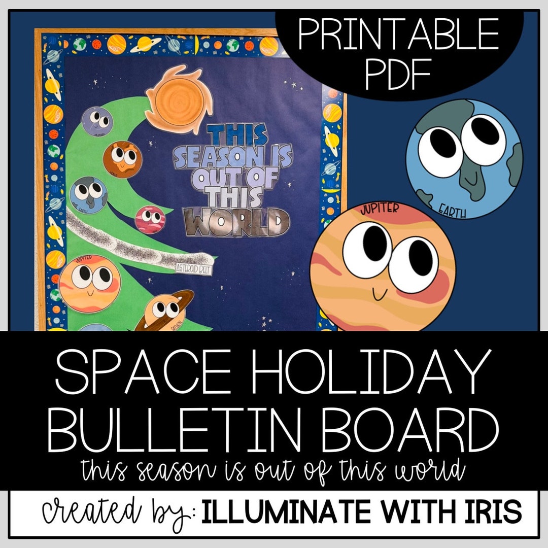 Holiday Space Bulletin Board - Etsy