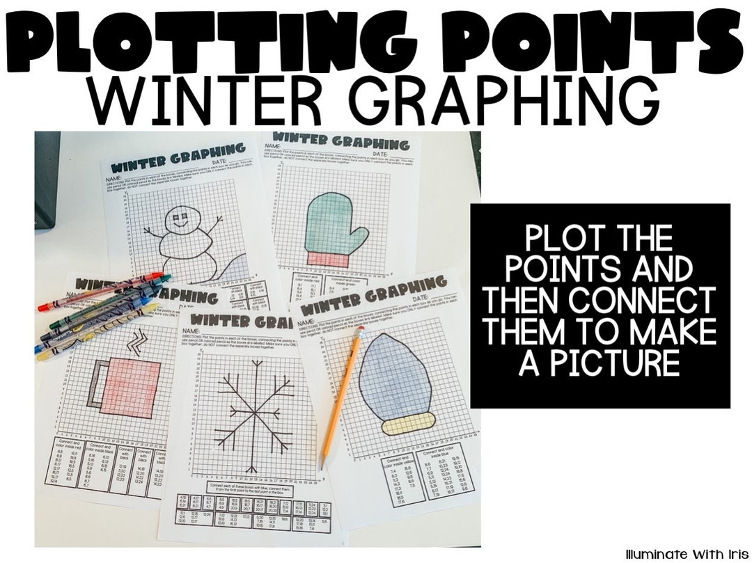 Winter Graphing Dot-to-dot Practice - Etsy