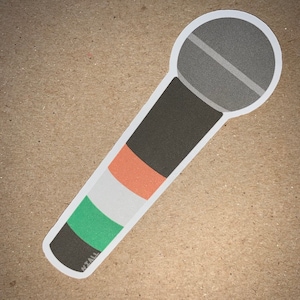 One Direction Microphone Colors Stickers - Etsy