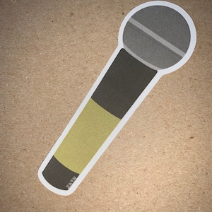 One Direction Microphone Colors Stickers - Etsy