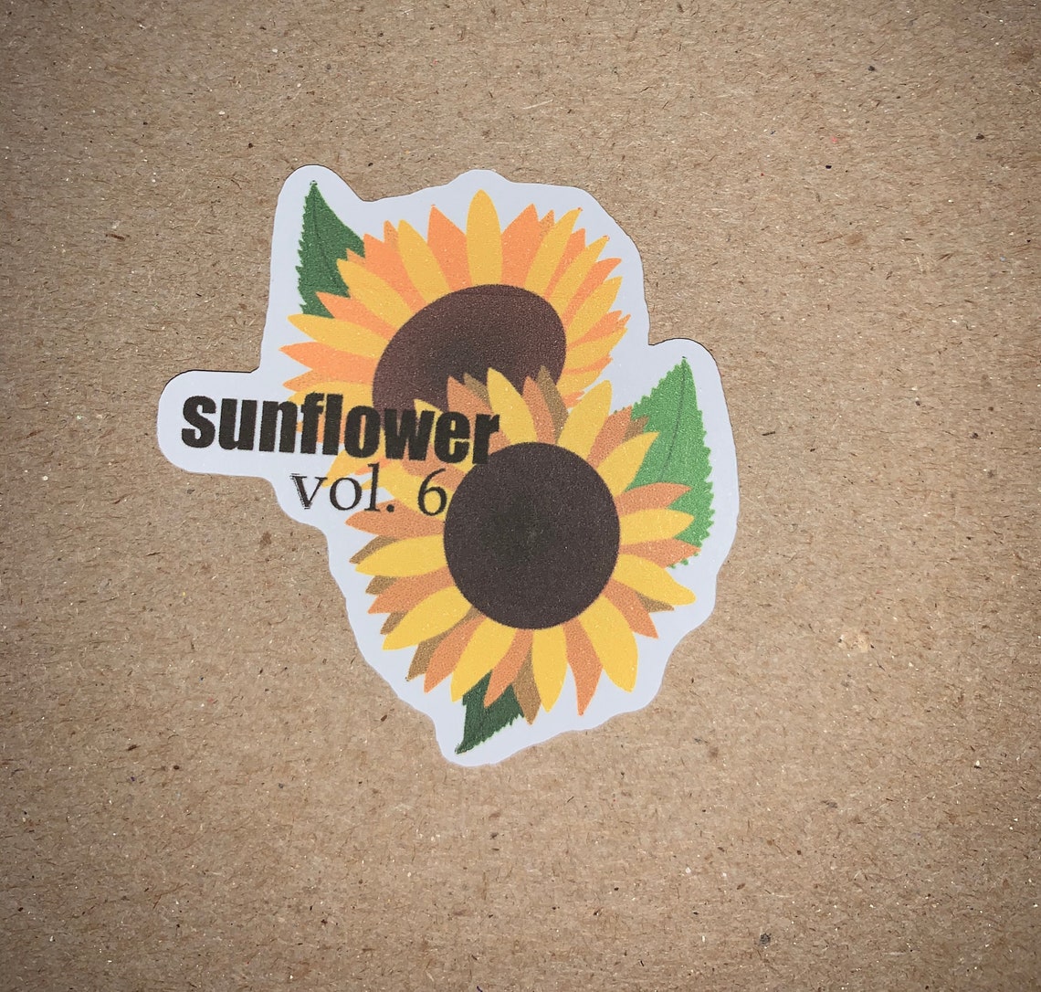 Harry Styles Sunflower Vol. 6 Sticker - Etsy