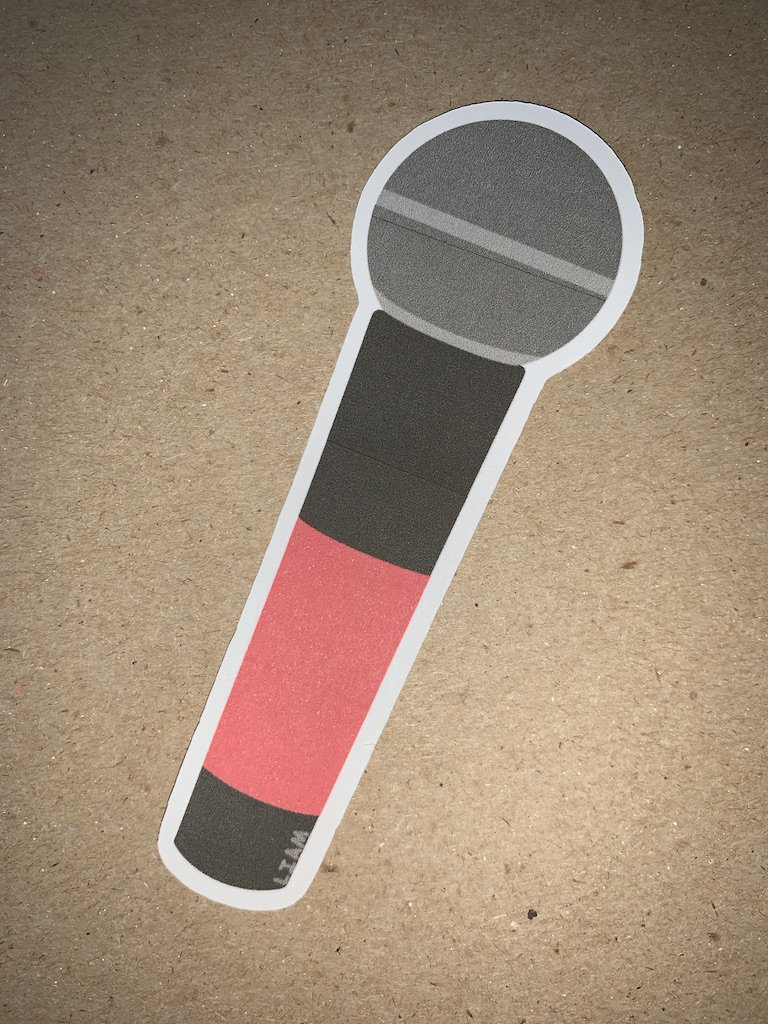 One Direction Microphone Colors Stickers | Etsy