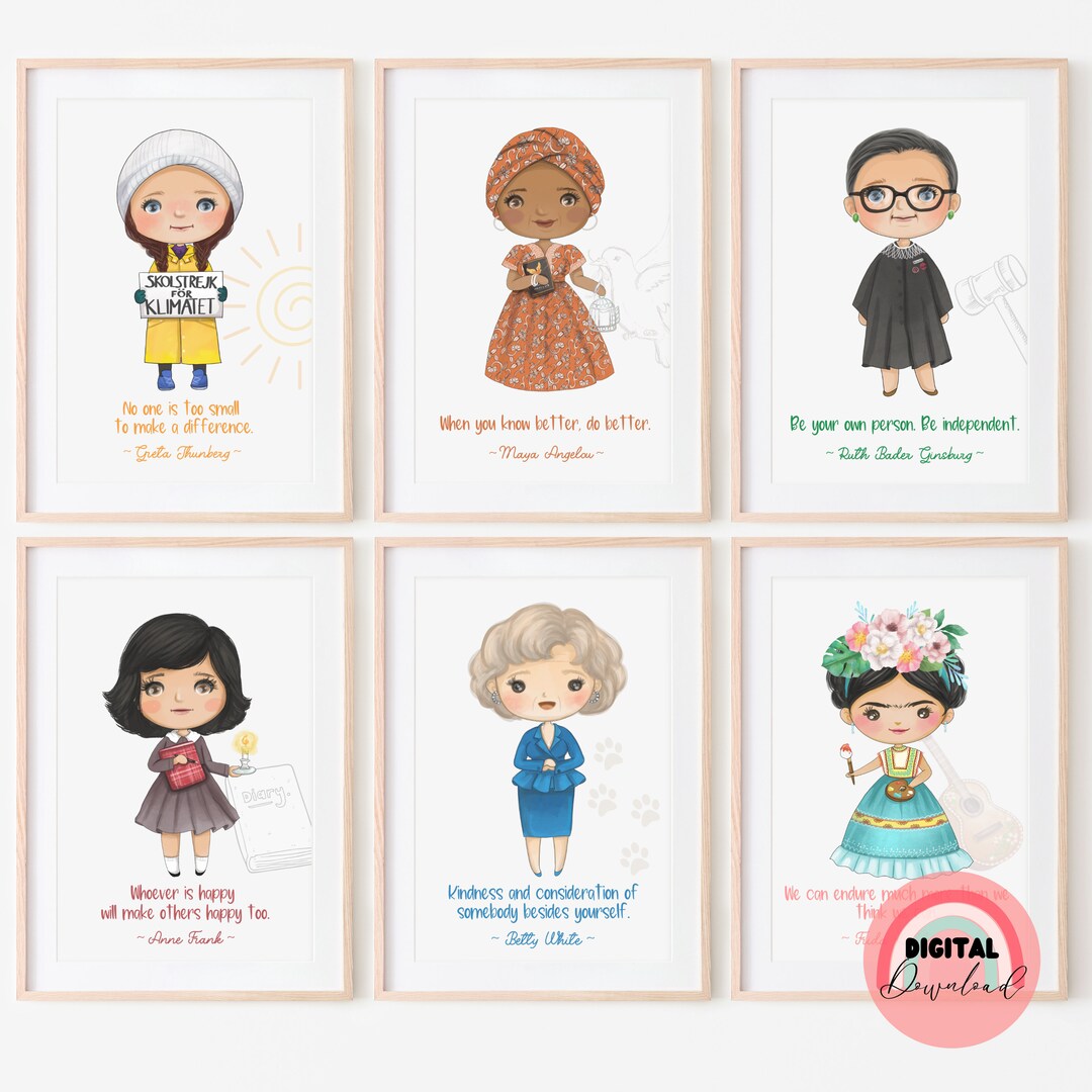 Girl Power Art, Influential Women in History, Woman Who Changed the ...