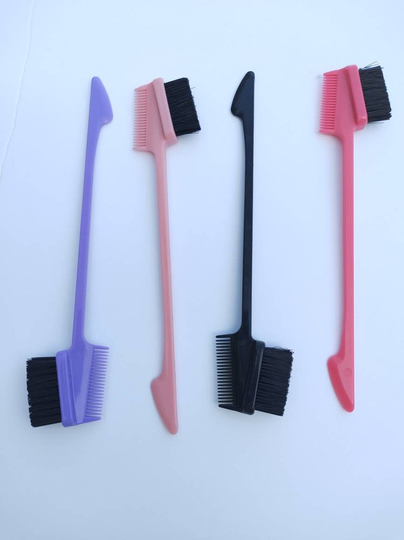 3-in-1 Double-sided Edge Control Brush: Baby Hair Styling - Etsy