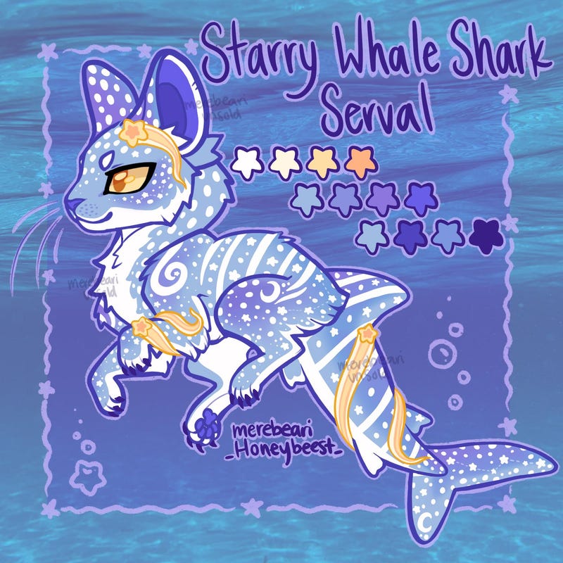 Furry Shark Tail Pattern - Etsy