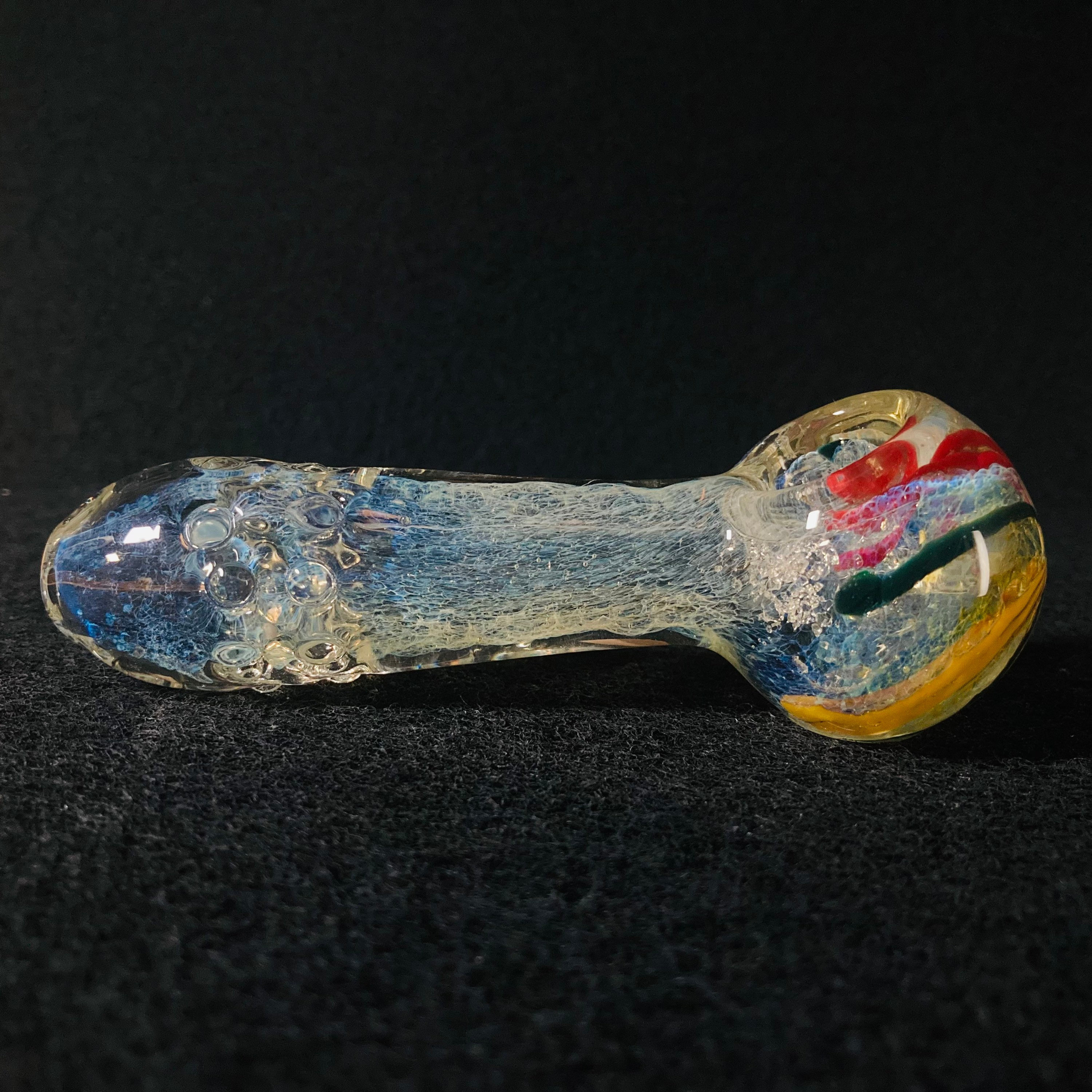 5 Fumed Geode Crystals Inspired Glass Smoking Pipe Glass - Etsy