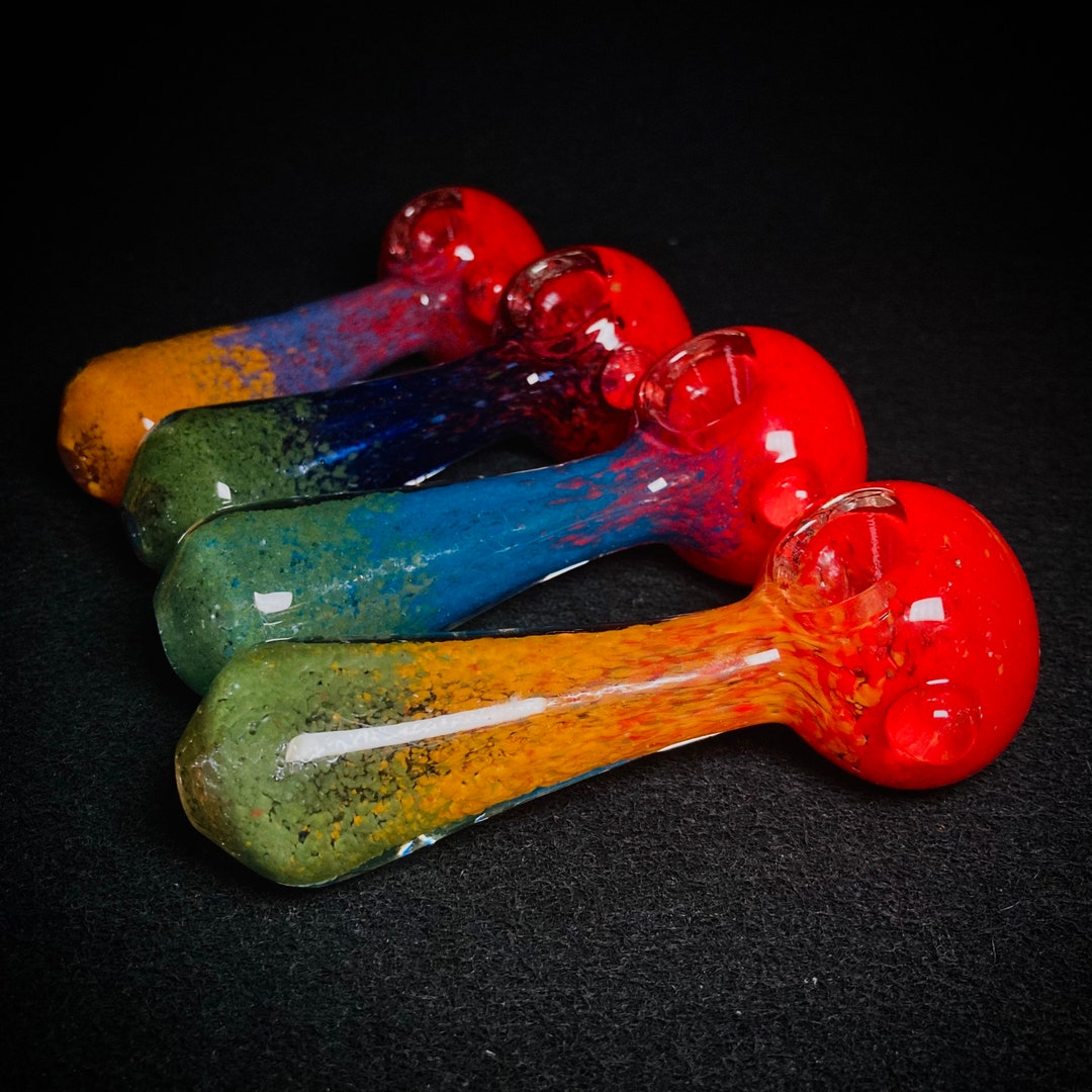 4.5” Triple Frit Glass Pipe | Pipe | Glass Pipes | Pipes | Smoking Pipe ...