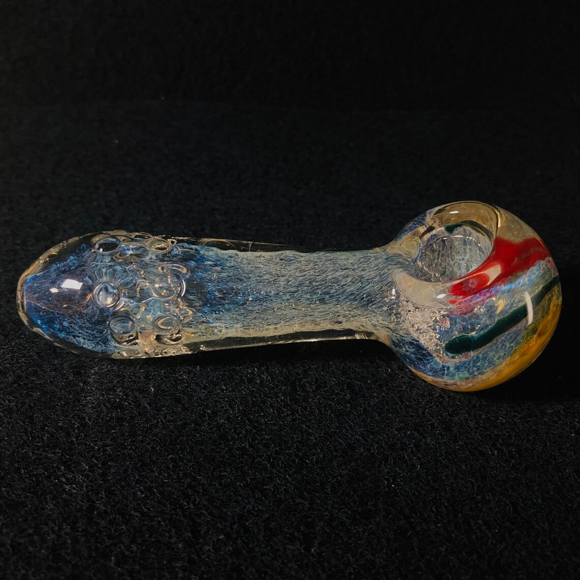 5 Fumed Geode Crystals Inspired Glass Smoking Pipe Glass - Etsy