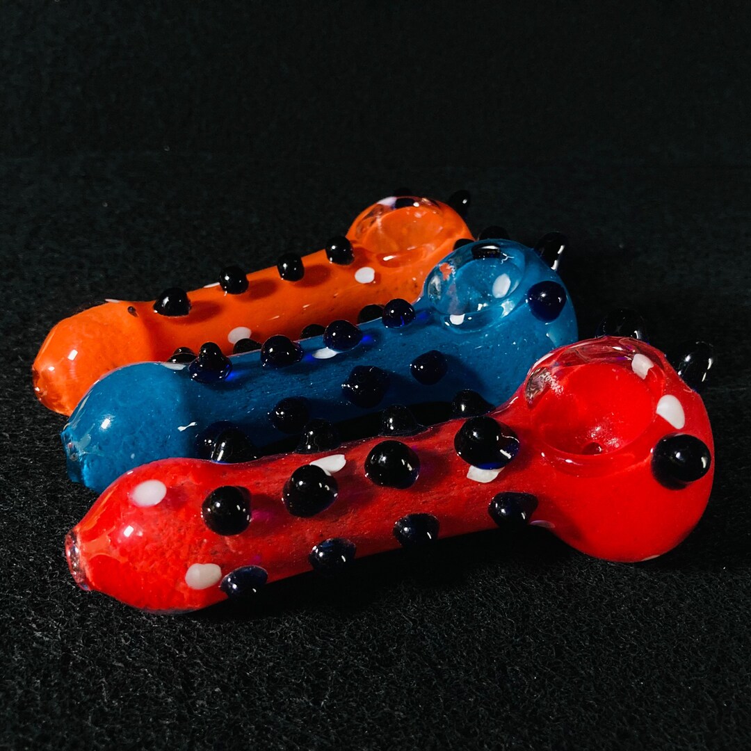 4.5” Polka Dots Glass Pipe | Pipe | Glass Pipes | Pipes | Smoking Pipe ...