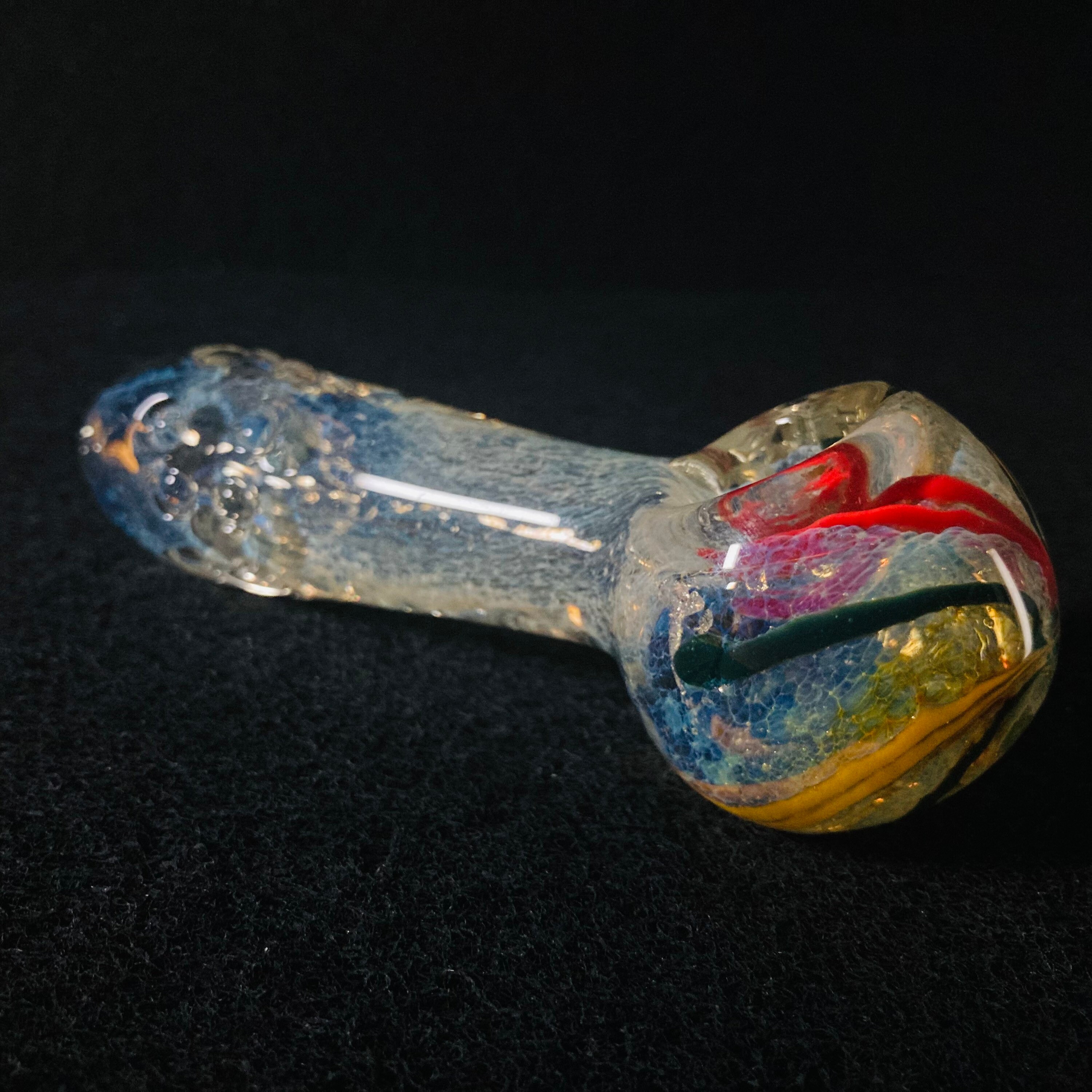 5 Fumed Geode Crystals Inspired Glass Smoking Pipe Glass - Etsy