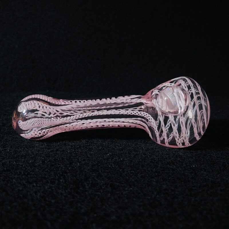 Pink Glass Pipe - Etsy