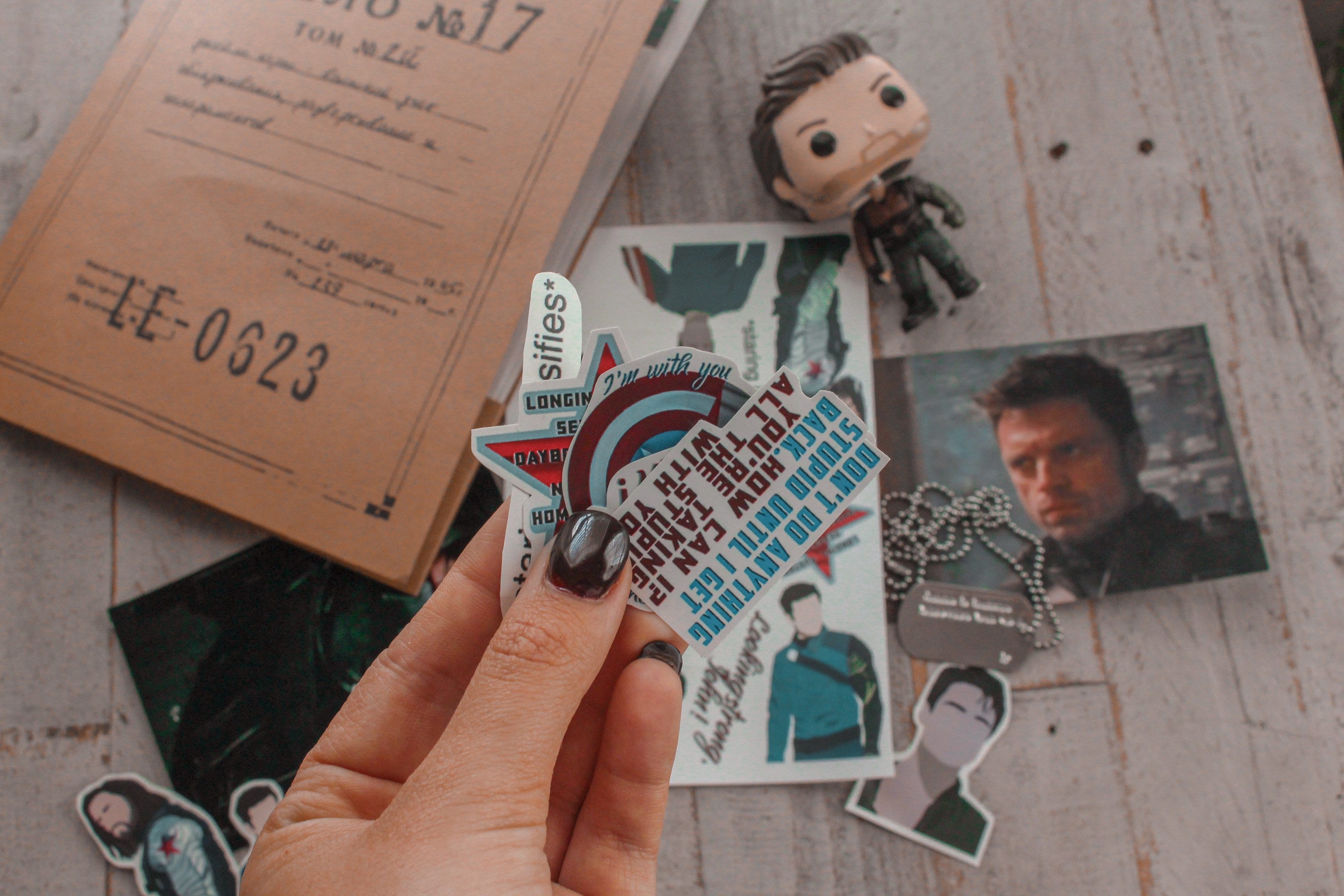 Bucky Barnes Stickers Winter Soldier Stickers Falcon and the - Etsy
