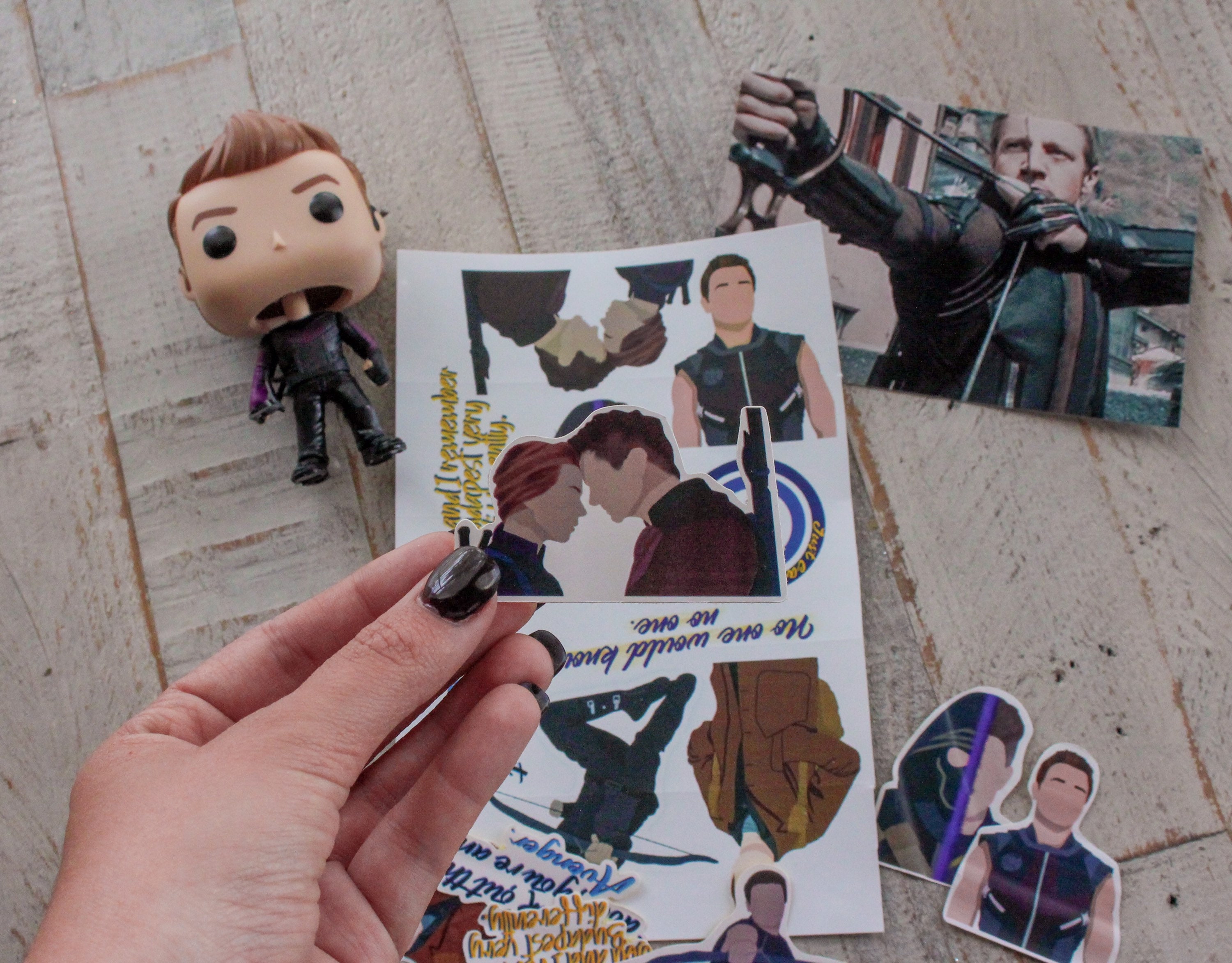 Hawkeye Sticker Pack Clint Barton Stickers Hawkeye Series - Etsy