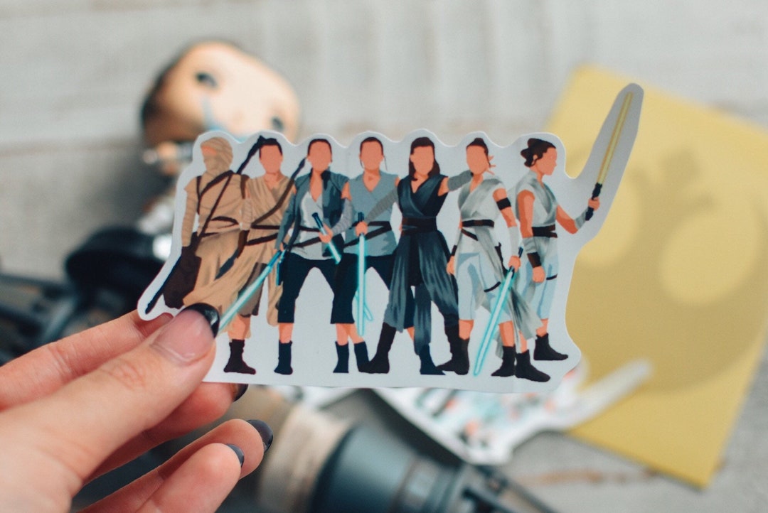 Rey Stickers, Rey Star Wars, Star Wars Stickers, Rey Palpatine Stickers ...