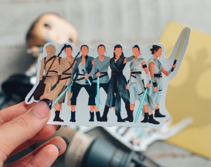 Rey Stickers, Rey Star Wars, Star Wars Stickers, Rey Palpatine Stickers ...