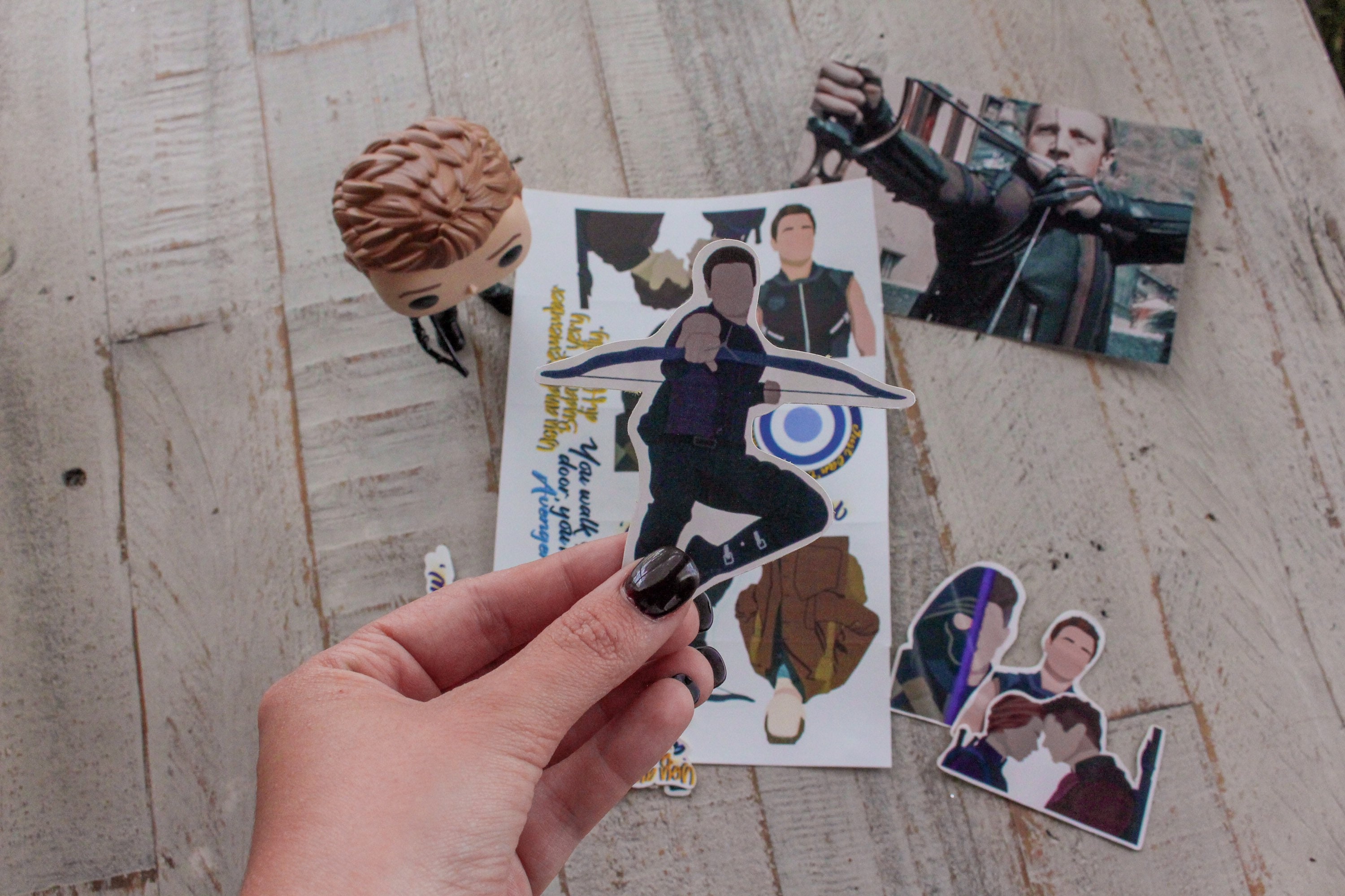 Hawkeye Sticker Pack Clint Barton Stickers Hawkeye Series - Etsy