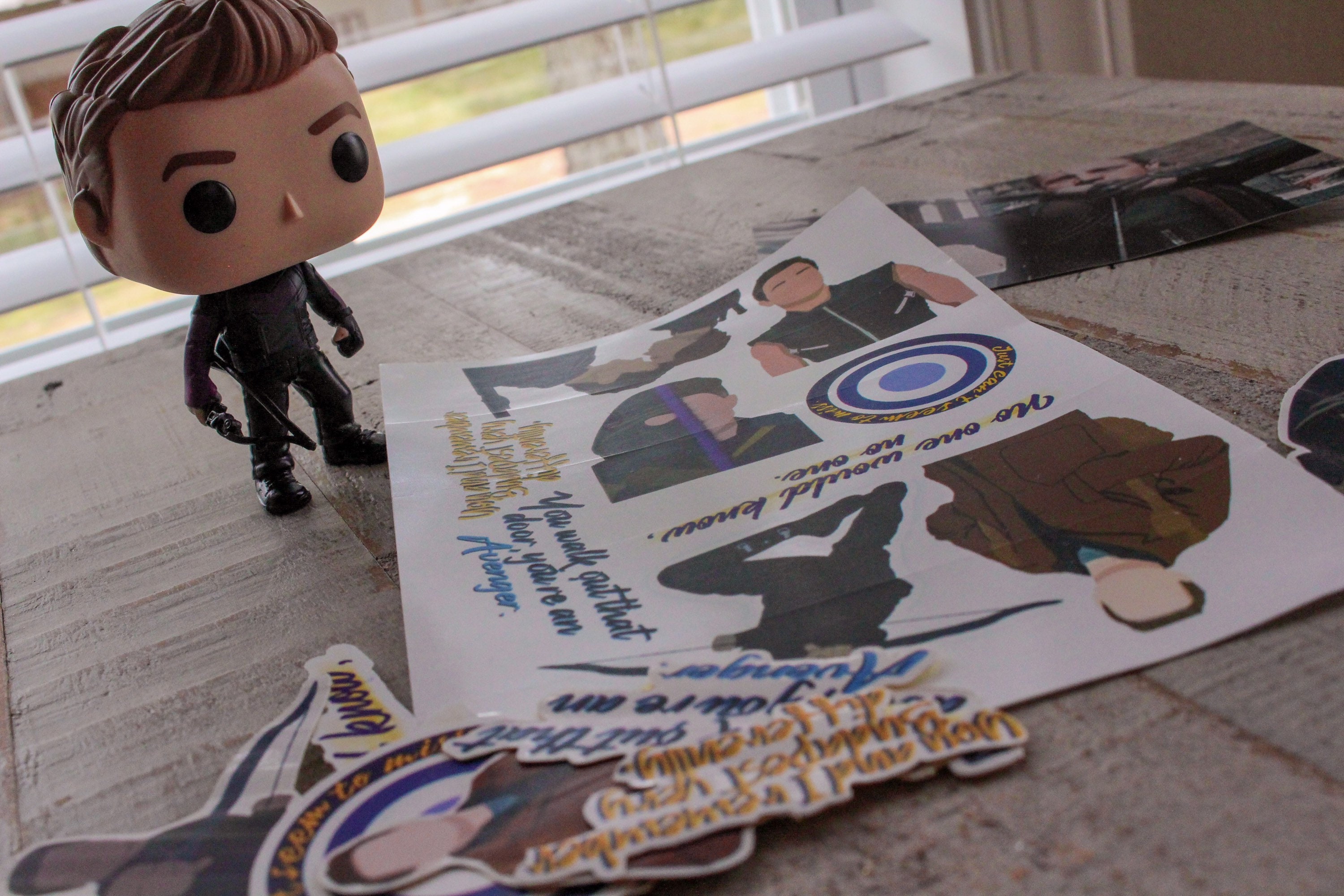 Hawkeye Sticker Pack Clint Barton Stickers Hawkeye Series - Etsy