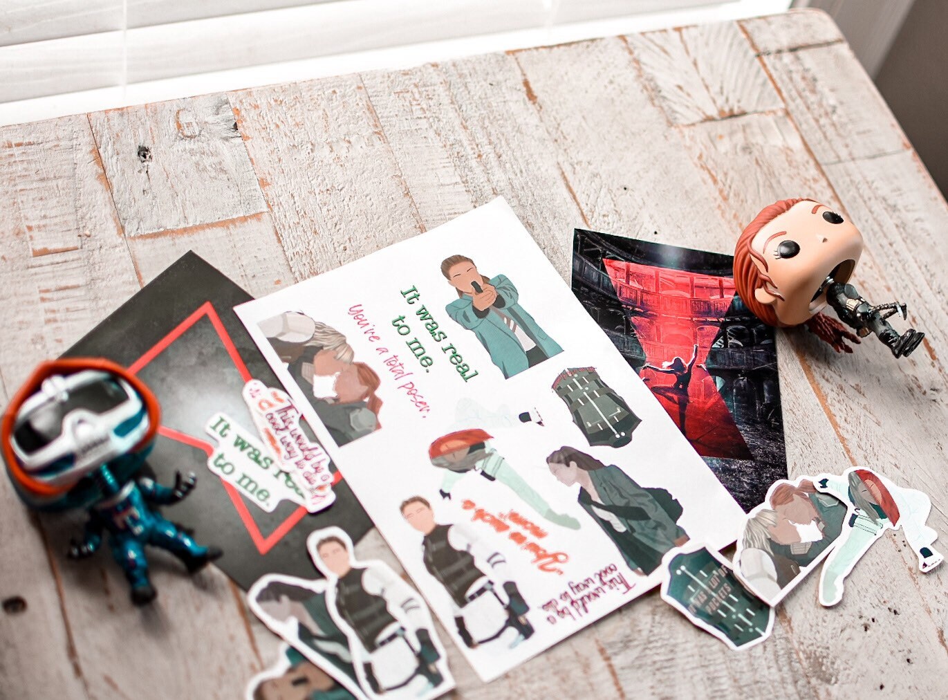 Yelena Belova Stickers, White Widow Sticker Pack, Black Widow Movie ...