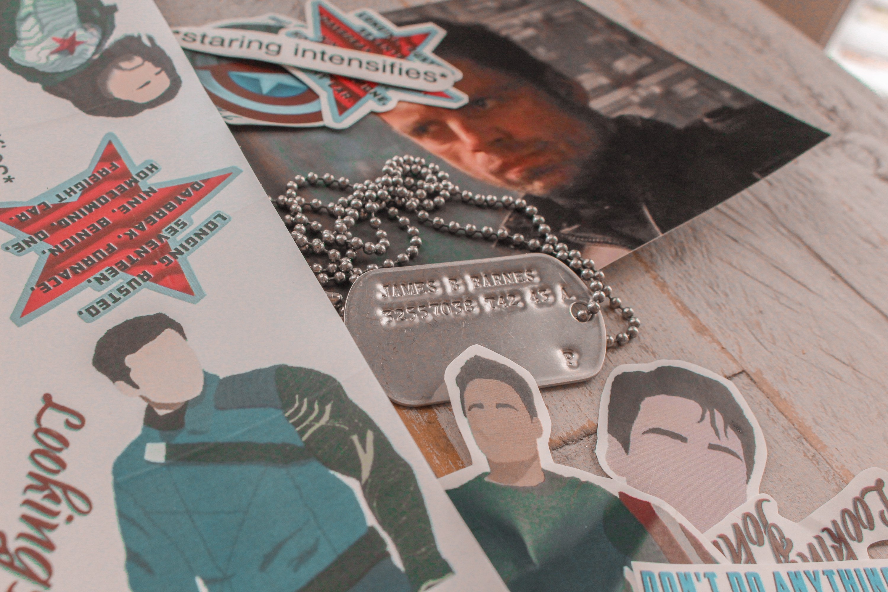 Bucky Barnes Stickers Winter Soldier Stickers Falcon and the - Etsy