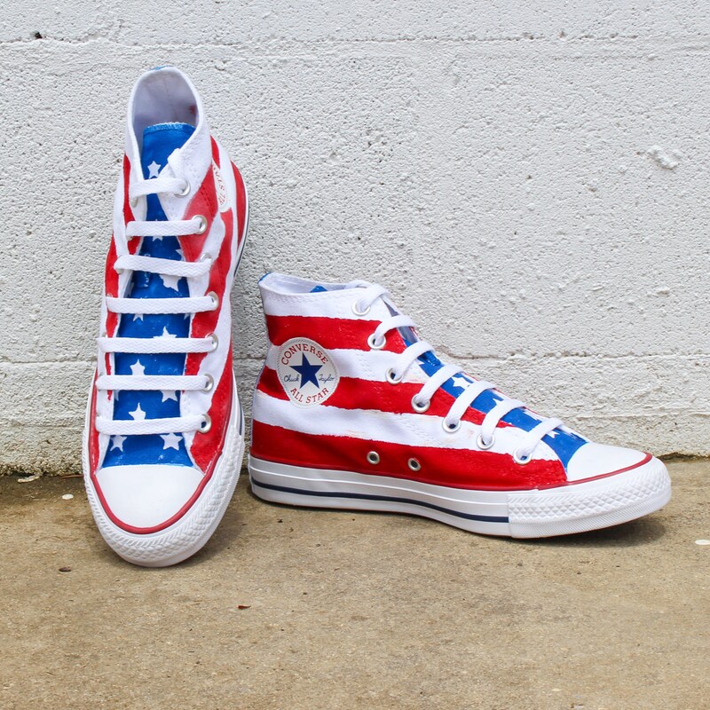 Patriotic Shoes - Etsy