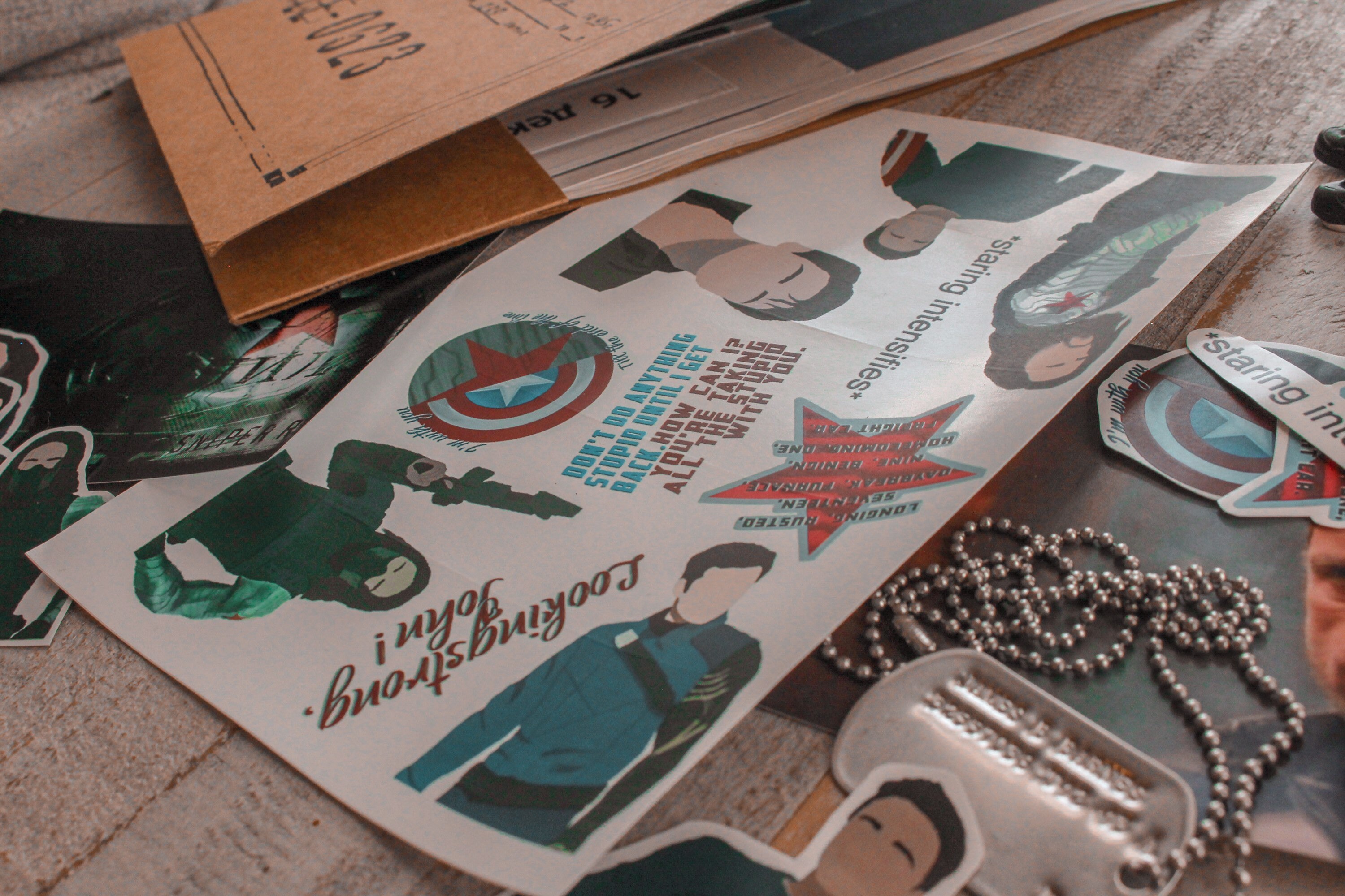 Bucky Barnes Stickers Winter Soldier Stickers Falcon and the - Etsy