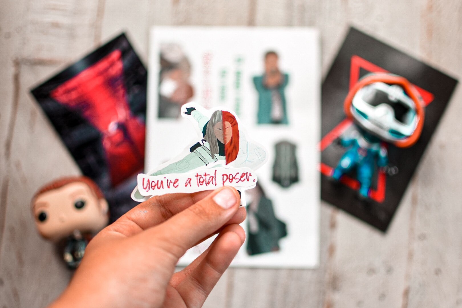 Yelena Belova Stickers White Widow Sticker Pack Black Widow | Etsy